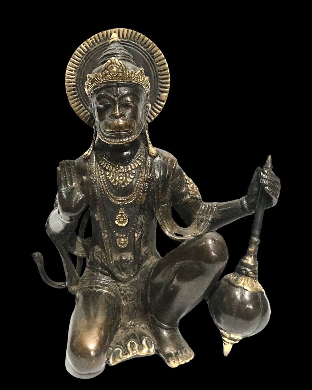 Hanuman Bronze Statue, Bronze Hanuman, King of Monkey, Ramayana Story ...
