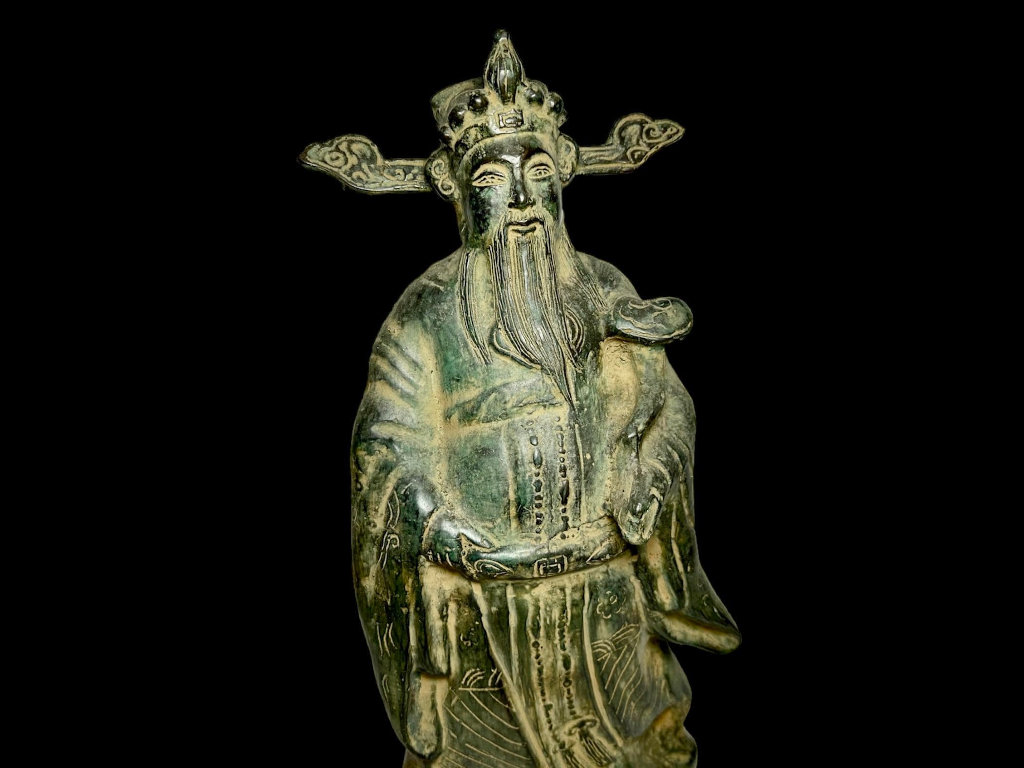 15 INCH the Ancient Chinese, Chinese Bronze Statue, Chinese Sculpture ...
