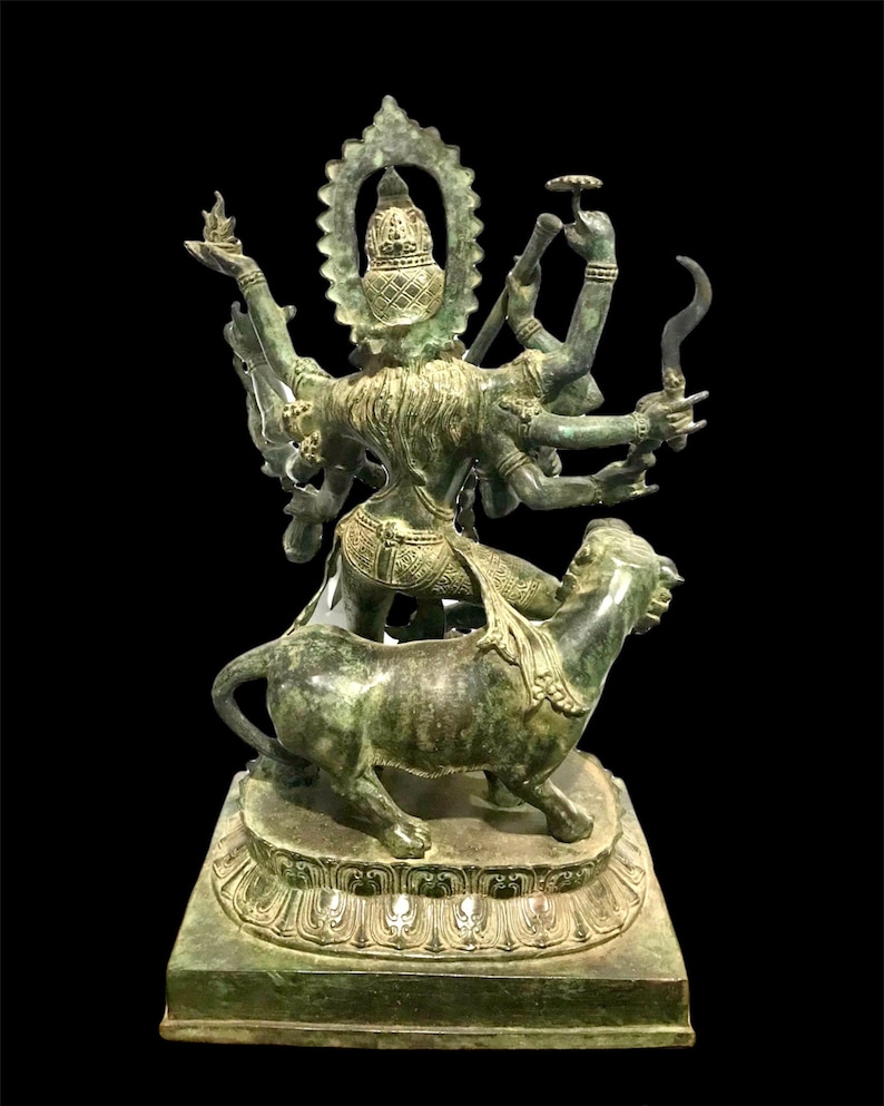 Mahakali Bronze Statue Kali Statue Brinze Sculpture - Etsy