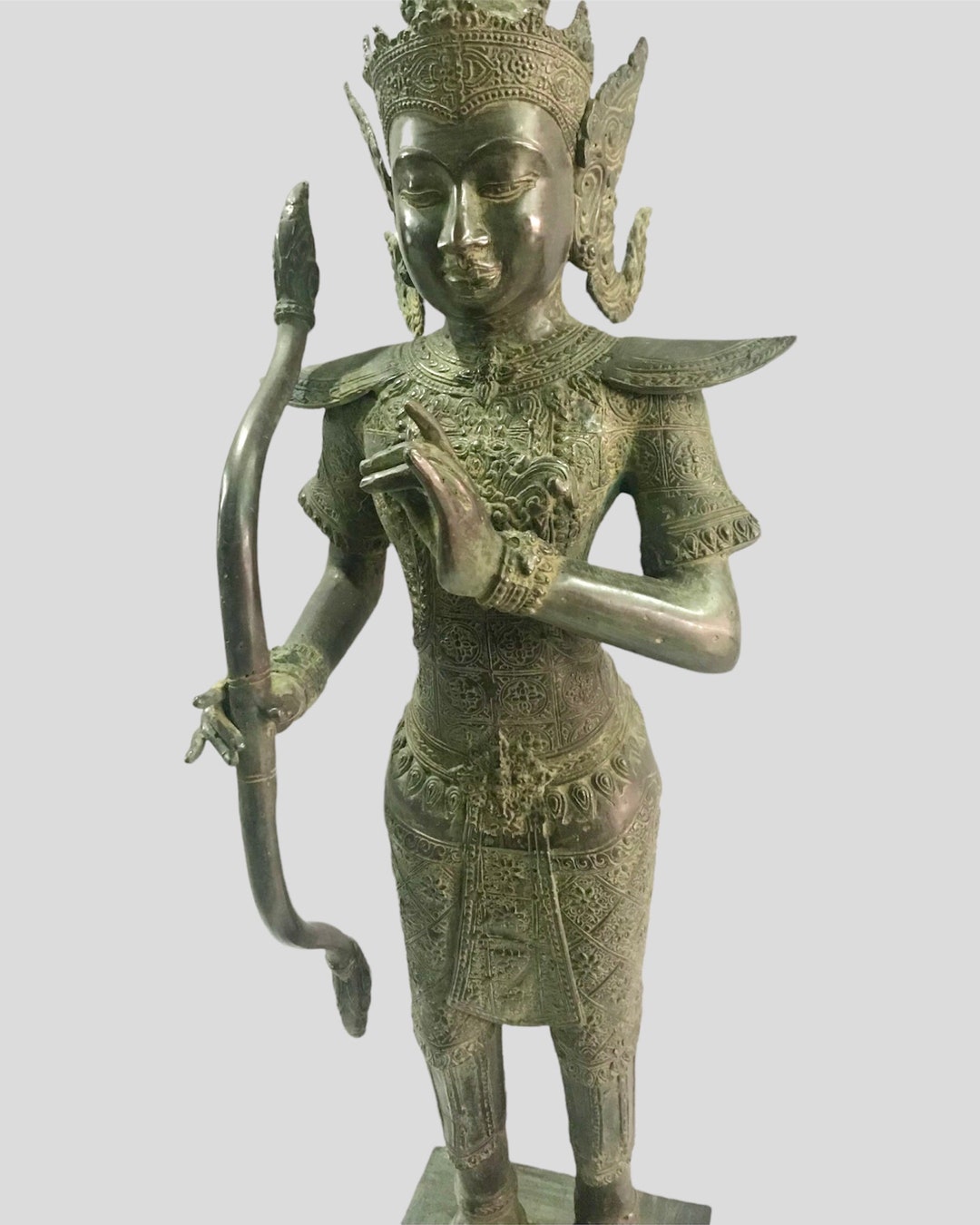 Large Arjuna Bronze Statue, Arjuna Sculpture, 5 Pandawa, Epic ...