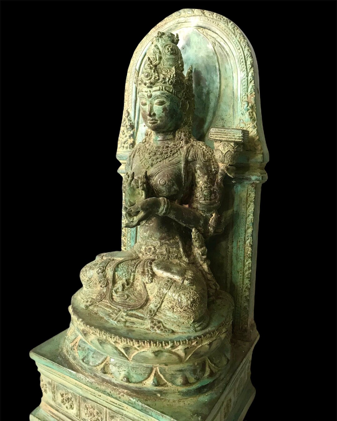 Bronze Tara Goddess , Beautiful Goddess, Tara Goddes Sculpture, Antique ...