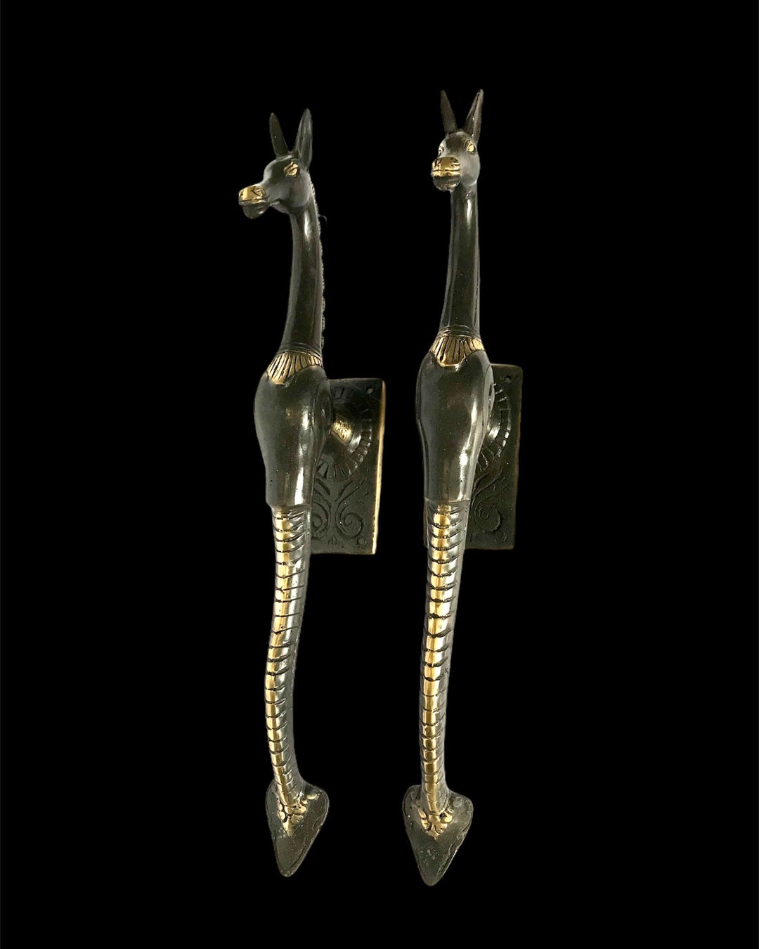Bronze Handle Door ,door Decoration ,unique Door Handle ,2 Pcs of ...