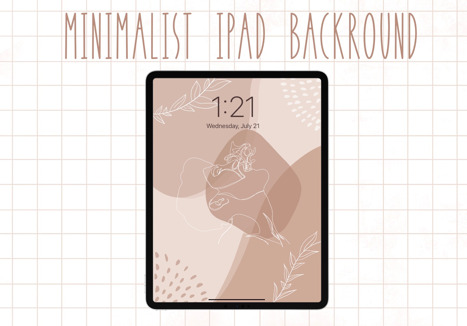 Minimalist boho aesthetic wallpaper desktop - lanefity