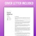 CV Resume Template With Photo for Word | Creative and Modern Resume ...