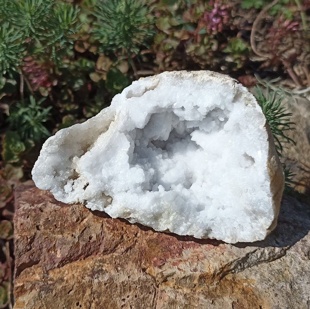 Quartz Geode Western Sahara Morocco, Half Geode, 316 Grams - Etsy