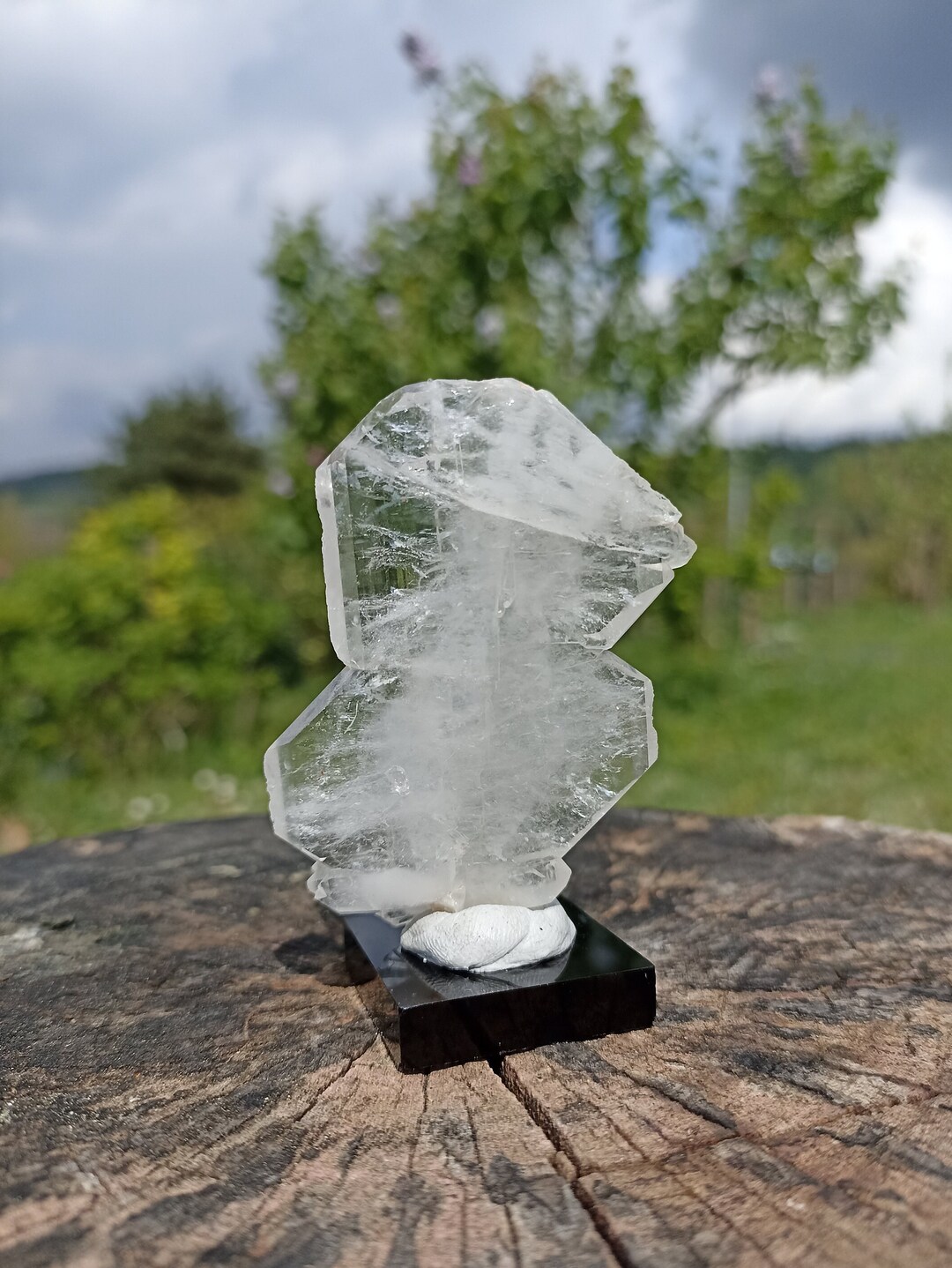 Thread Quartz Elestial, Thread Quartz Rock Crystal From Morocco, 31.1 ...