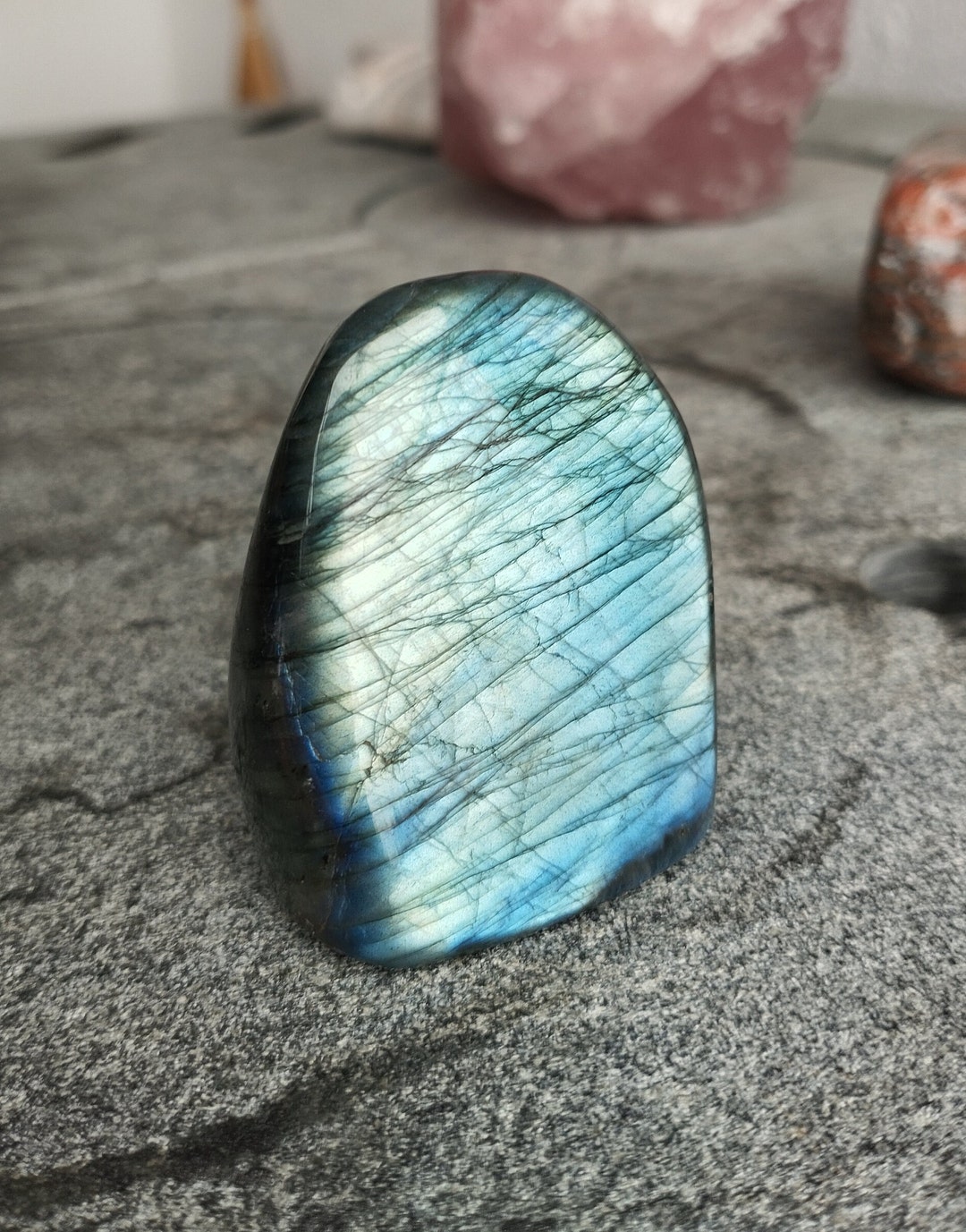 Beautiful Small Labradorite Sculpture, Ground and Polished All Around ...