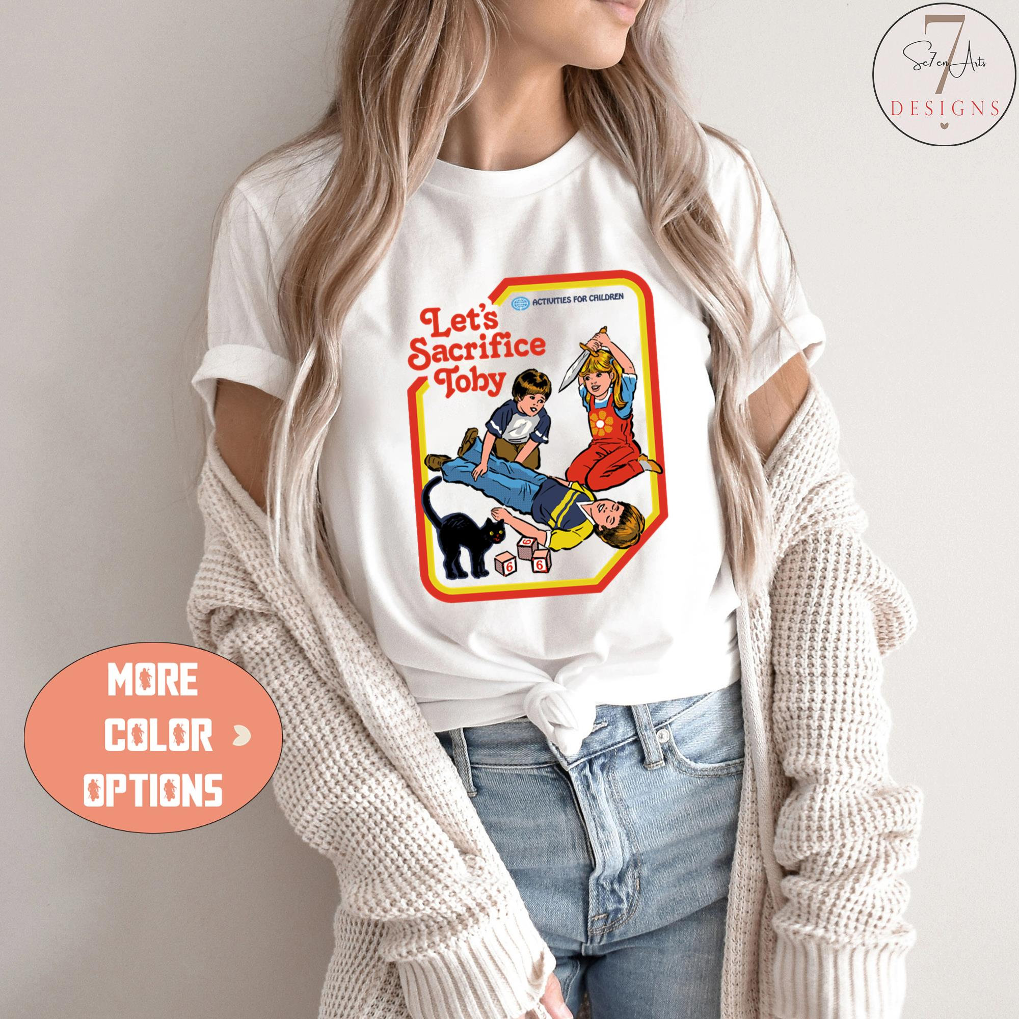 Let's Sacrifice Toby Shirt, Sacrifice Toby Funny Shirt, Halloween Shirt ...