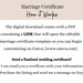 Editable Marriage Certificate Template: Custom Wedding Keepsake (canva ...