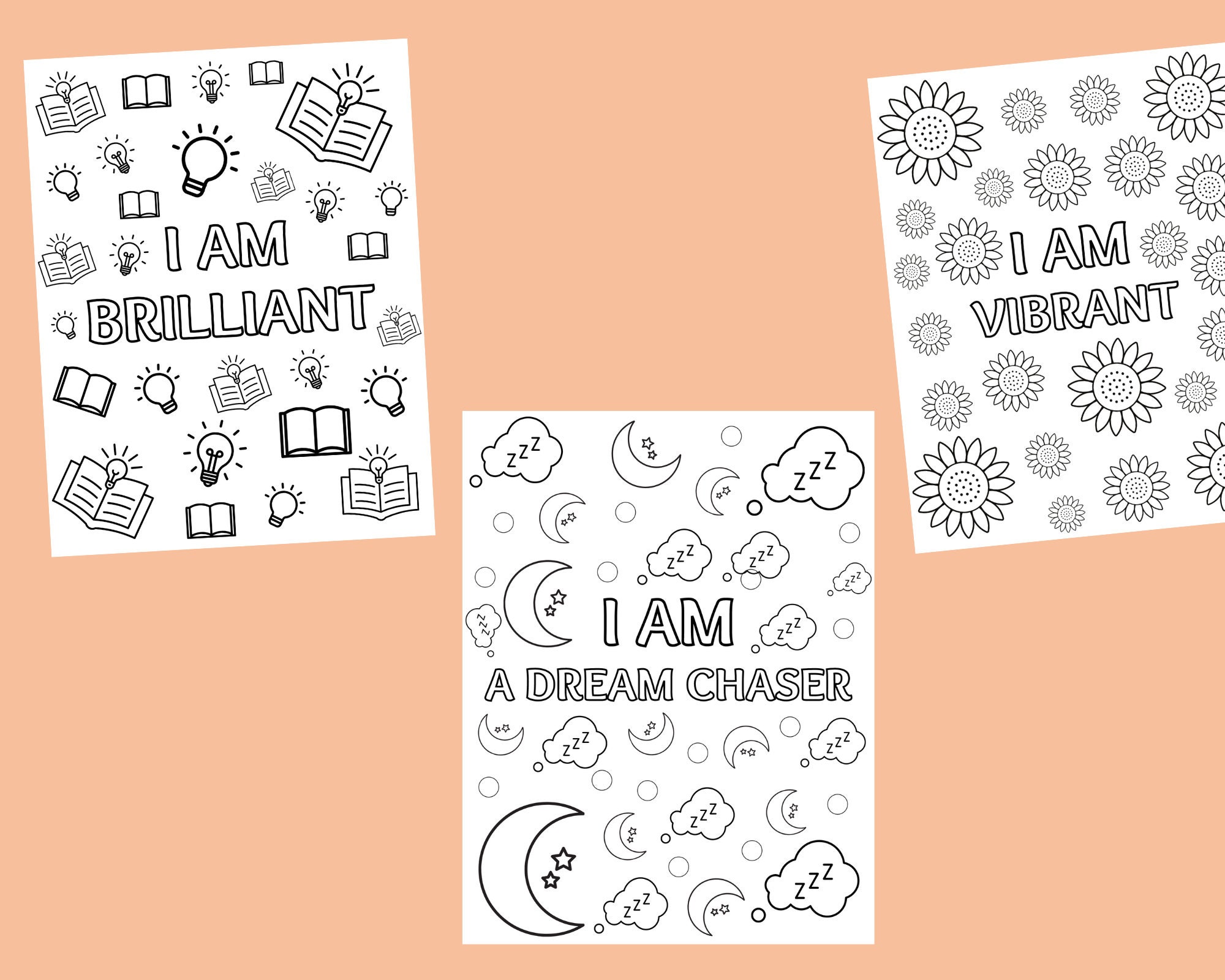 Adult Coloring Book, Digital Coloring Book, Digital Coloring Pages ...