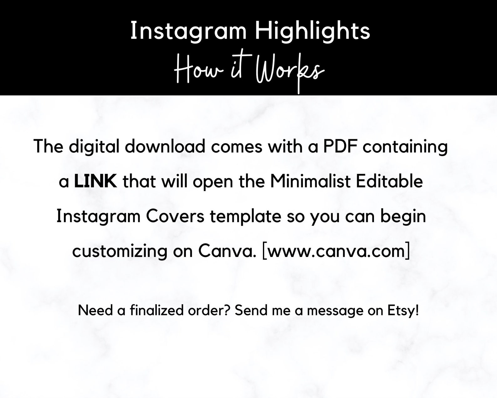 Black and White Instagram Highlight Covers, Minimalist Instagram ...