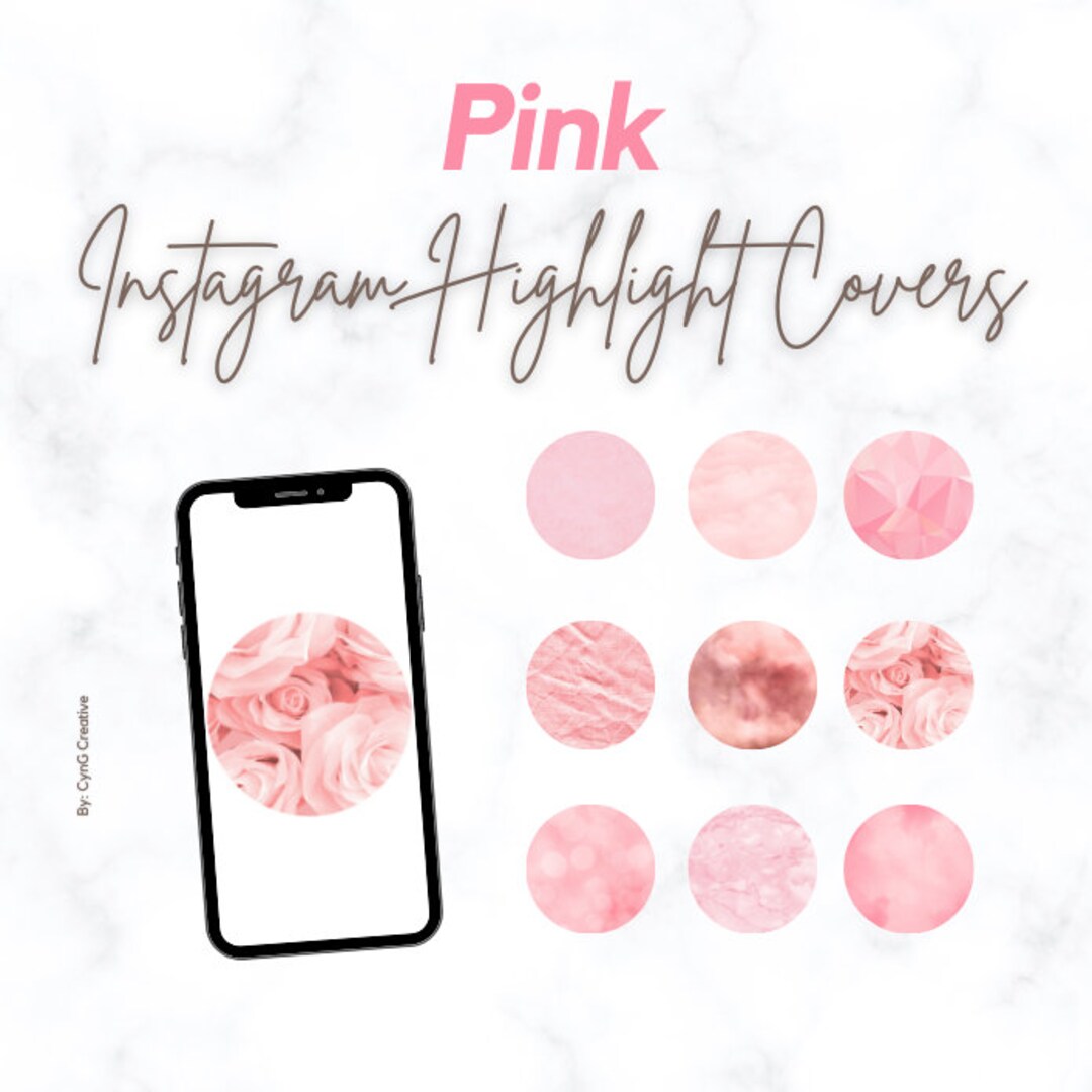 Pink IG Covers | Pink Instagram Highlight Covers | Pink IG Icons | Pink ...