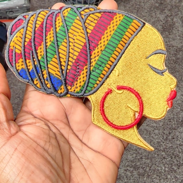 Black Woman Patch - Etsy