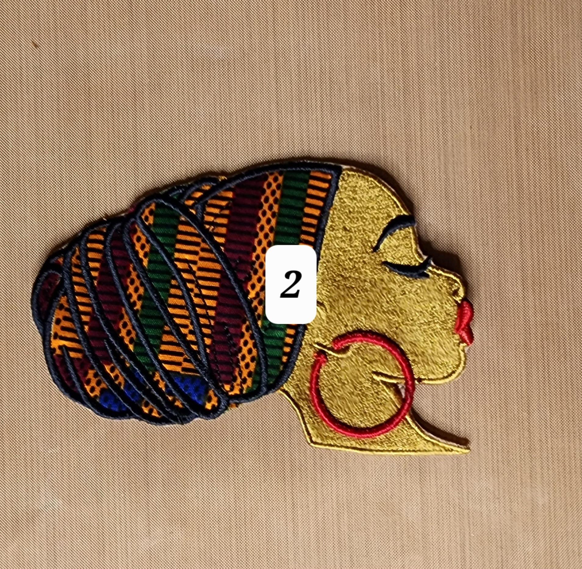 Black Woman Iron-on Patch Black African Queen Iron-on Patch - Etsy