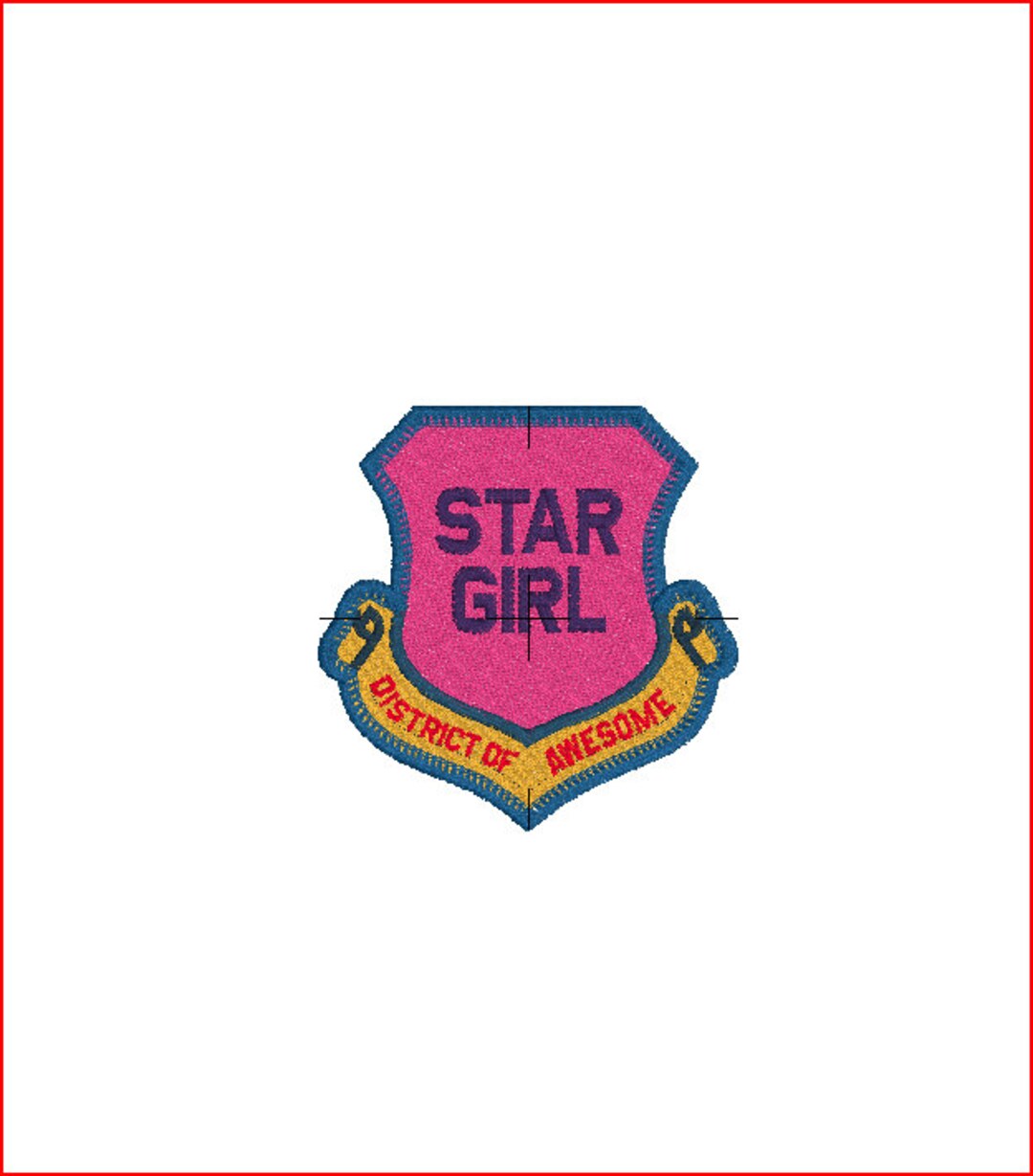 Star KID Embroidery Design, Star Boy Badge, Star Girl Badge, Star Kid ...