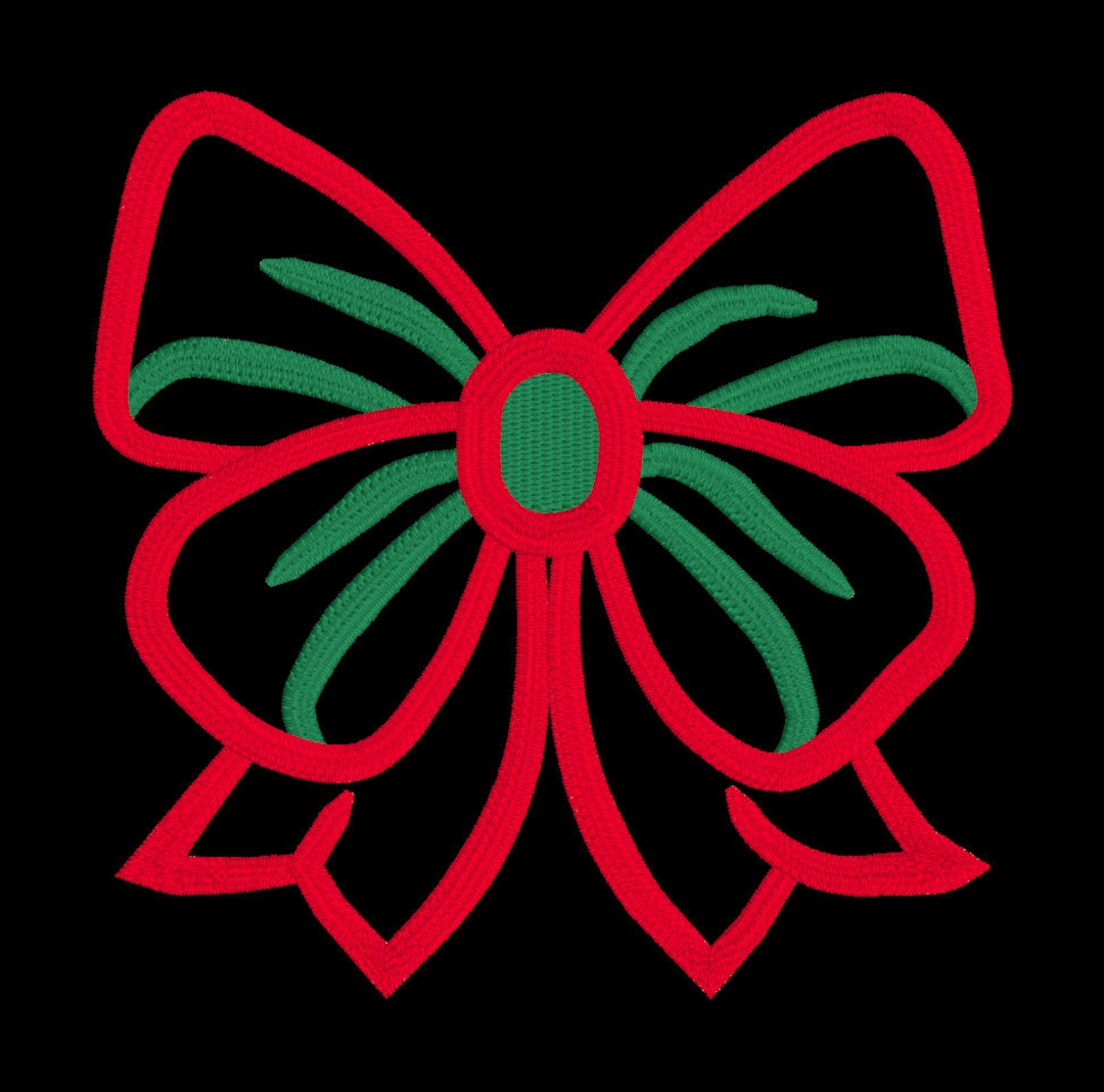 Bow Embroidery Design Machine Embroidery Digital Design Beautiful Girl ...