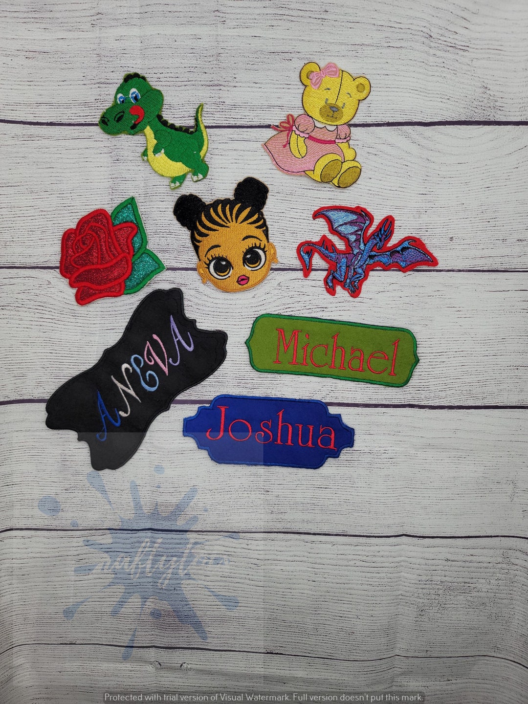 Iron on Patch - Embroidered Patches for Jackets and Any Fabric Name ...