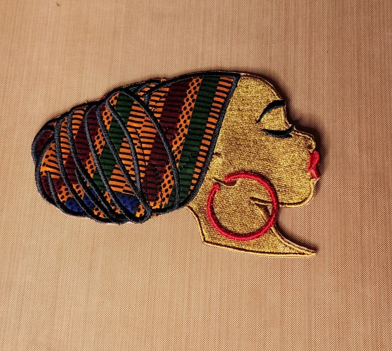 Black Woman Iron-on Patch Black African Queen Iron-on Patch - Etsy