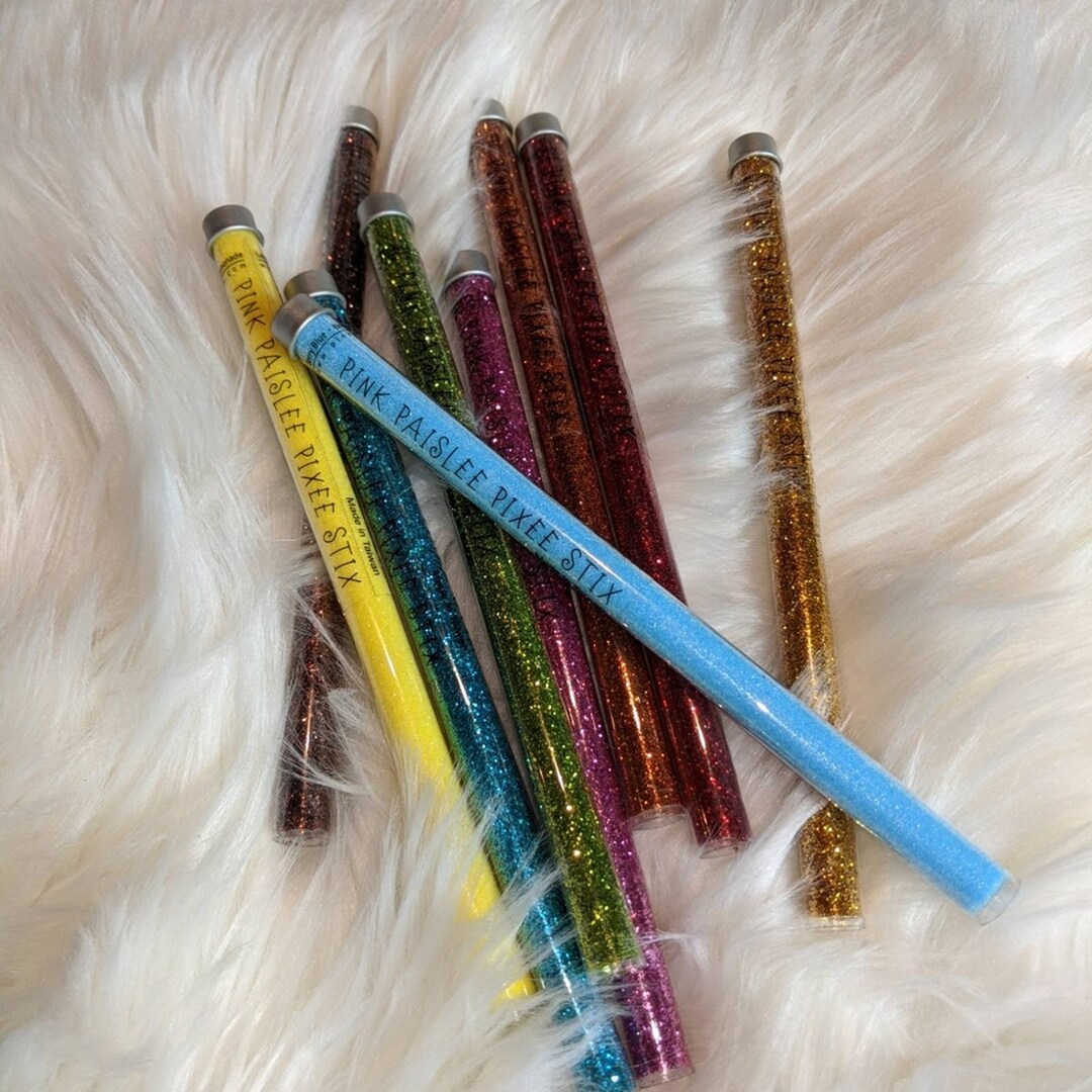 PINK PAISLEE Pixie Stix Metallic Glitter Sticks Craft Glitter Sticks ...