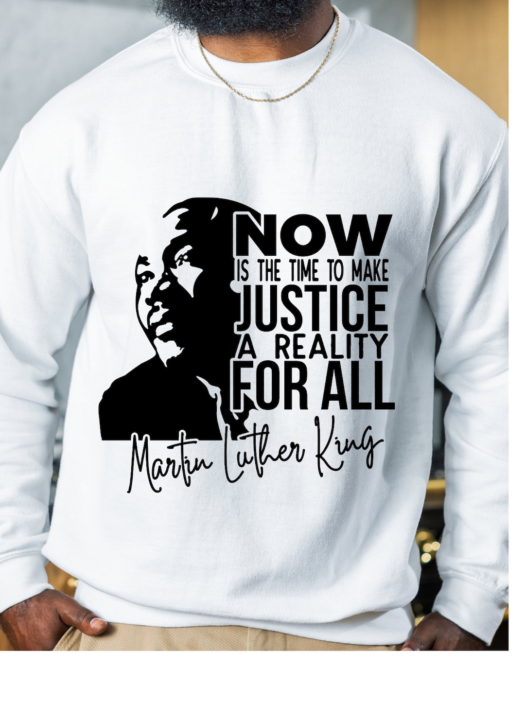 Martin Luther King Sweat Shirt Black History Black Culture - Etsy