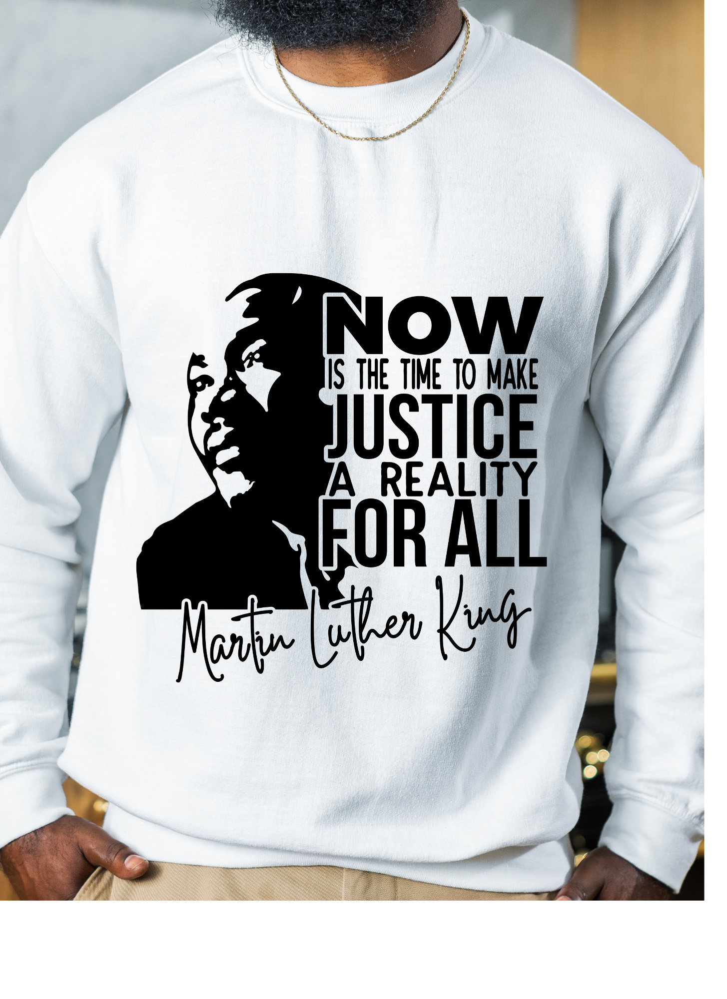 Martin Luther King Sweat Shirt Black History Black Culture - Etsy