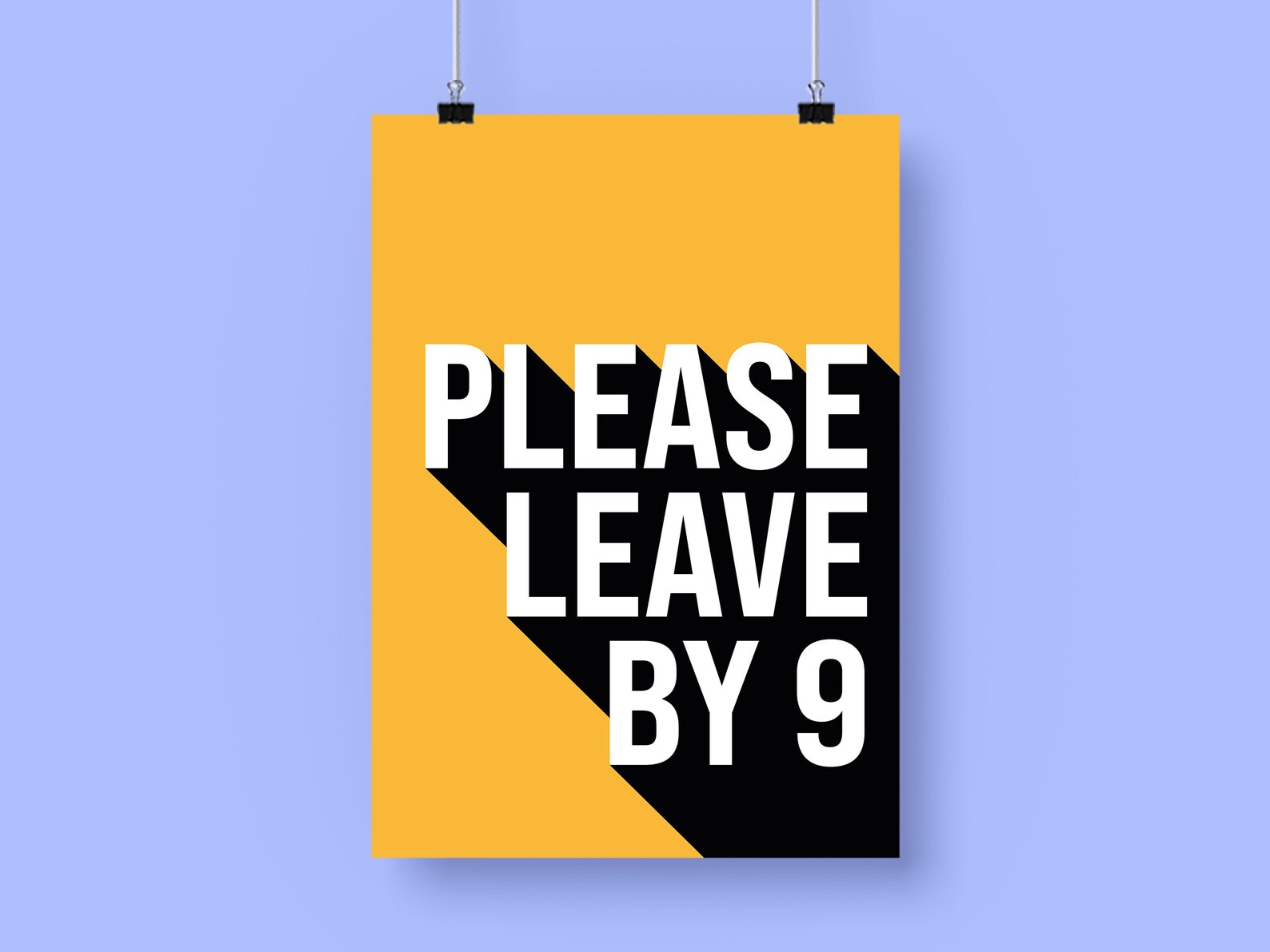 Please Leave by 9 Quote Print A5-A4-A3-A2-A1 Wall | Etsy