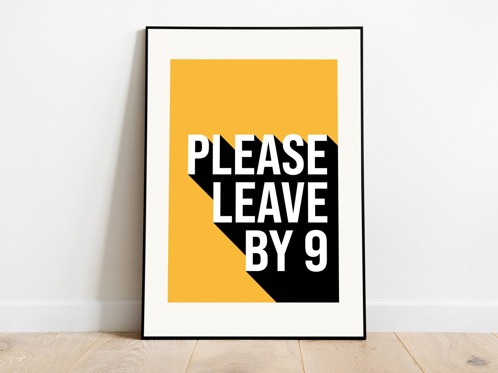 Please Leave by 9 Quote Print A5-A4-A3-A2-A1 Wall - Etsy