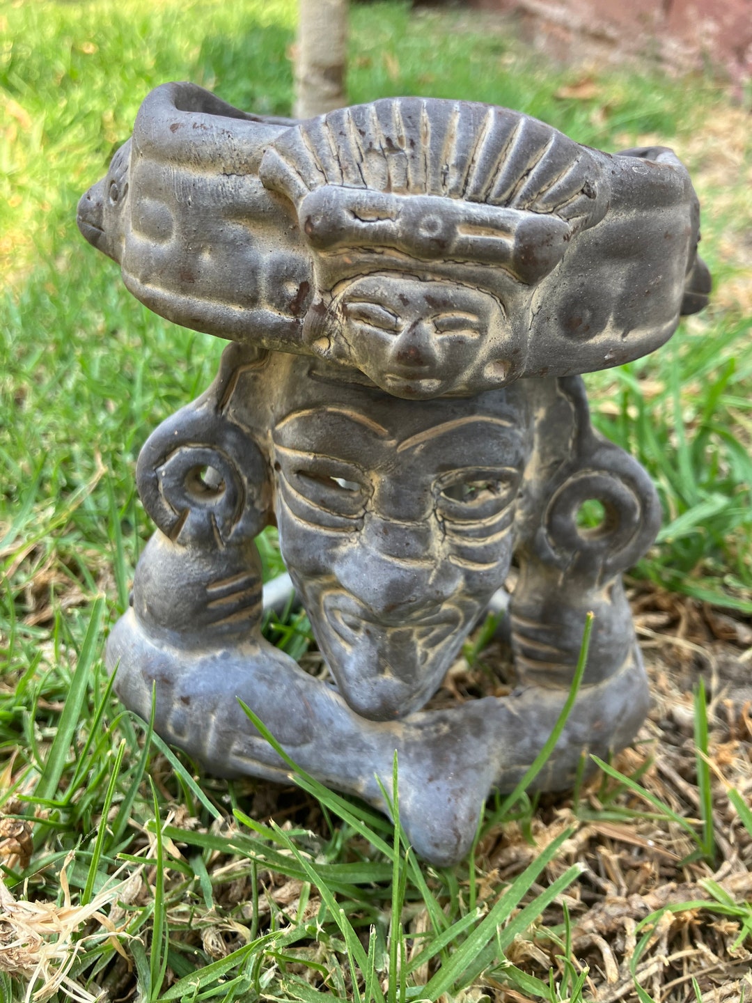 Copal Burner Copalera Huehueteotl Lord of Fire Resin Incense ...