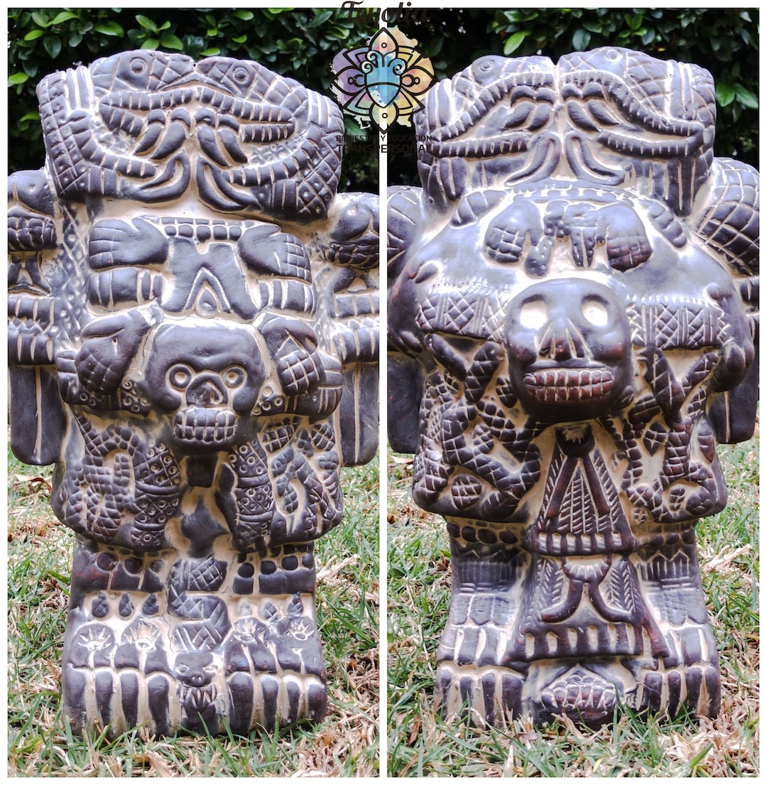 Coatlicue Toantzin Goddess Mother of the Earth Goddess of the Aztec ...