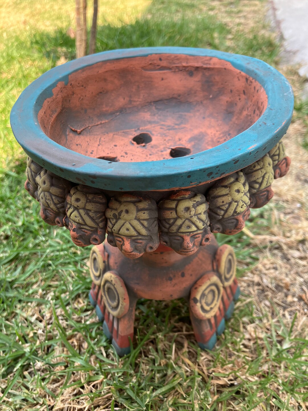 Priestly Brazier Anafre Copalera Popoxcómitl Resin Incense Aztec Mayan ...