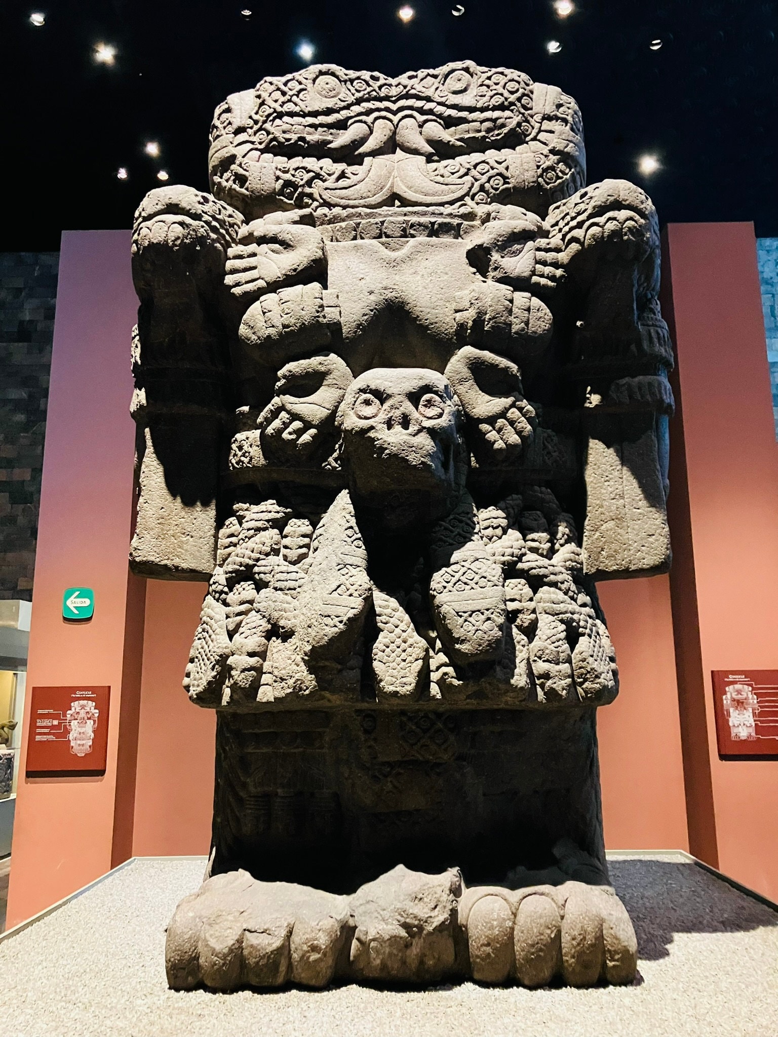 Coatlicue Toantzin Goddess Mother of the Earth Goddess of the Aztec ...