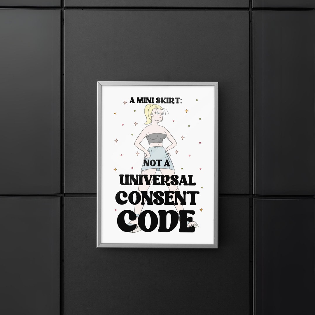 Consent: the Protest Lover Satirical Edition Museum-quality Matte ...