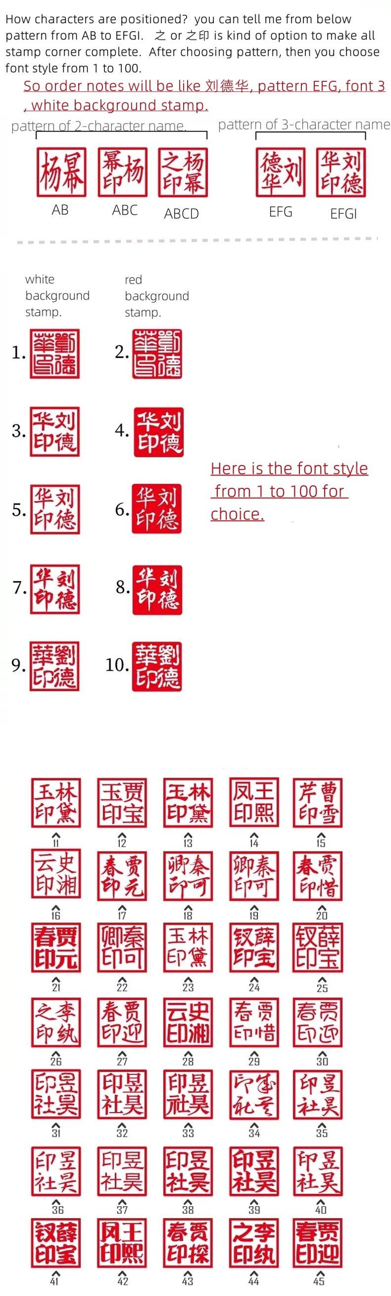 Custom Square Japanese Name Hanko Chop Chinese Name Seal Stamp ...