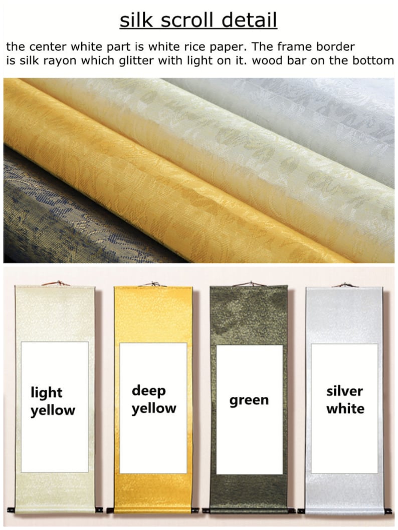 Custom 45x17 Inches Long Scroll 忍 Enduring Forbearance Chinese ...