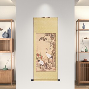 Traditional Asian Printed Painting Poster Wall Scroll Chinese Japanese ...