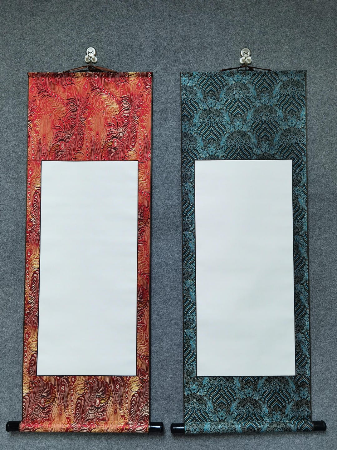 Blank Rice Paper Scroll: Vertical Calligraphy Painting - Art Essentials ...