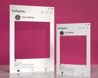 Customisable Social Media Selfie Frame Bespoke Tiktok Effect ...