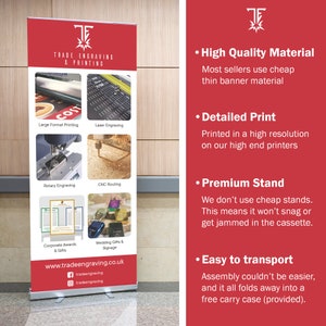 Pop up Roller Banner Printed Any Artwork for Exhibition Stand Pull up ...