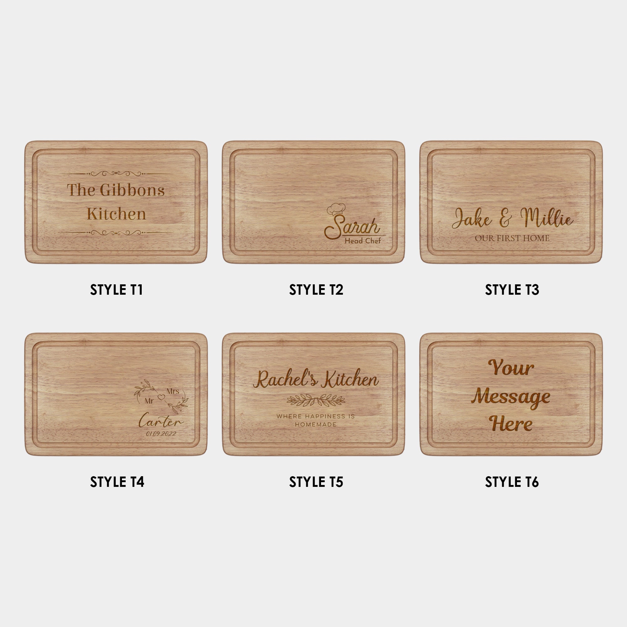 Personalised Chopping Board Engraved Wooden Cutting Board - Etsy UK