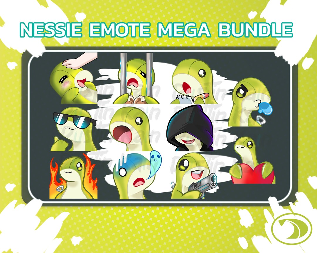 Nessie Emote Mega Bundle for Twitch and Discord - Etsy