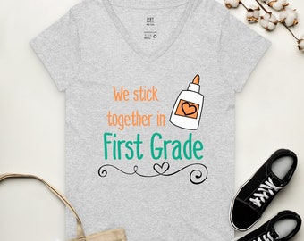Teacher Shirt SVG, We Stick Together in Preschool, Teacher Team Shirt ...