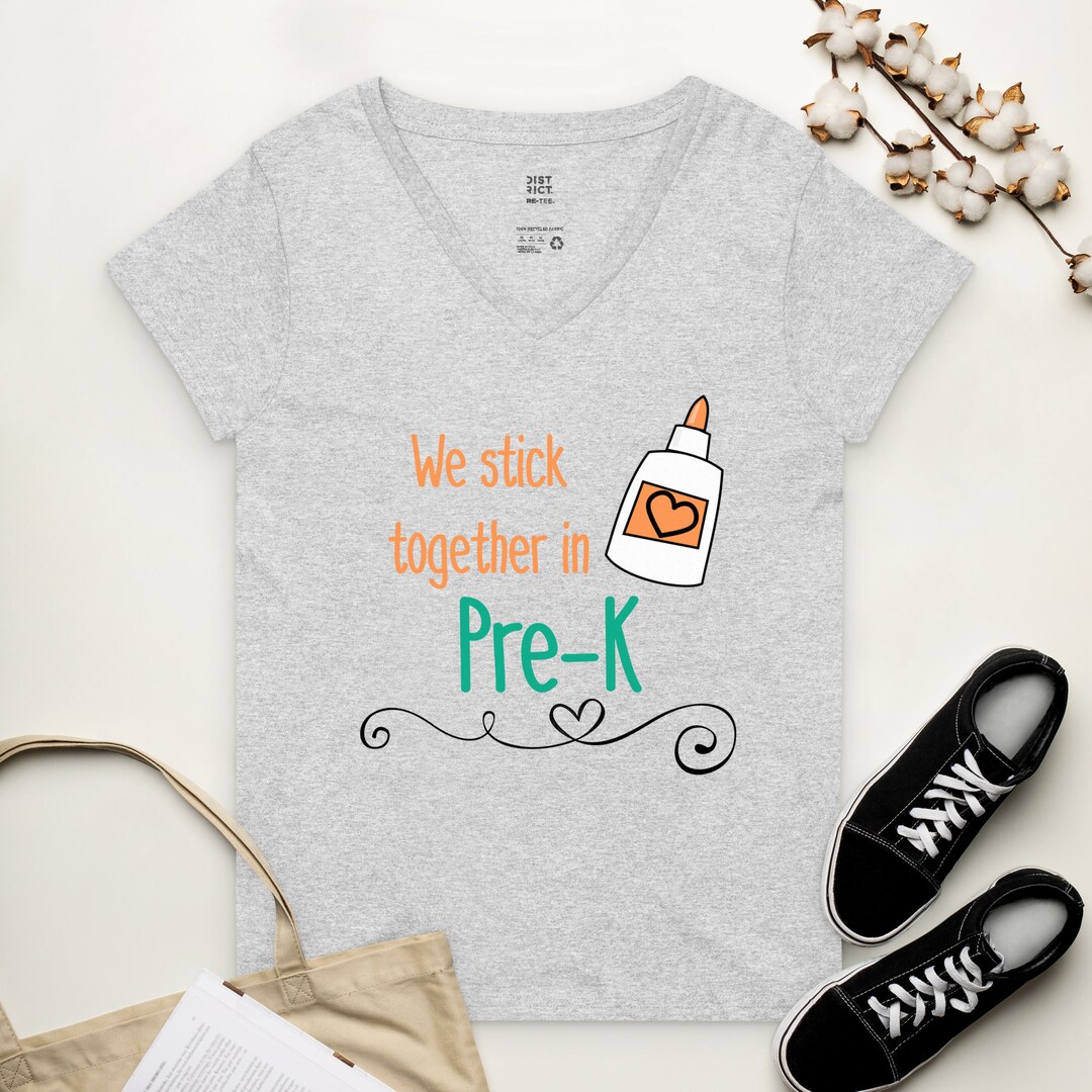 Teacher Shirt SVG, We Stick Together in Pre-k, Teacher Team Shirt ...