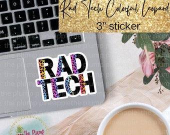 Rad Tech Car Sticker - Etsy