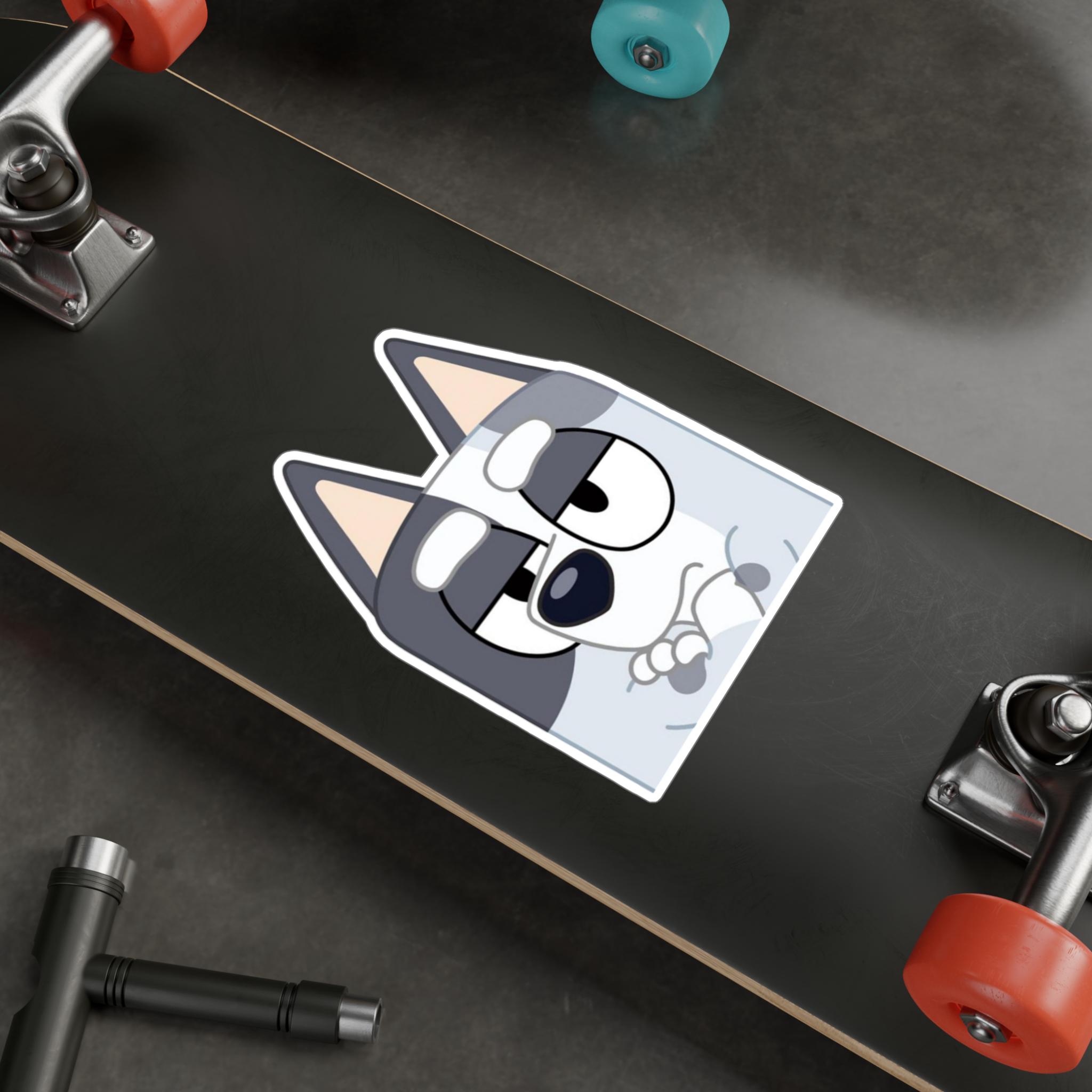 Vinyl Decal Sticker Set for Bluey Fans - Muffin, Angry Muffin, Water ...