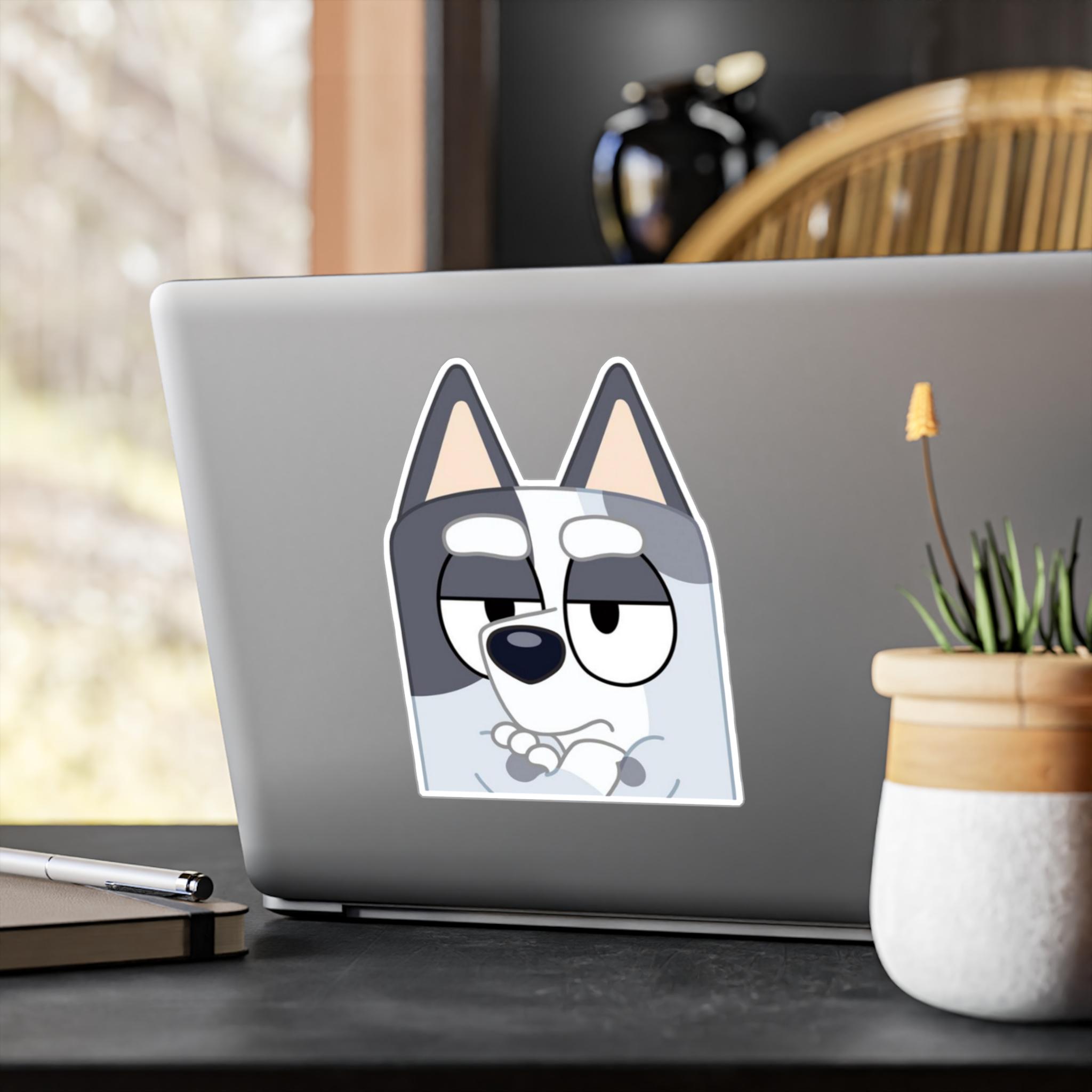 Vinyl Decal Sticker Set for Bluey Fans - Muffin, Angry Muffin, Water ...