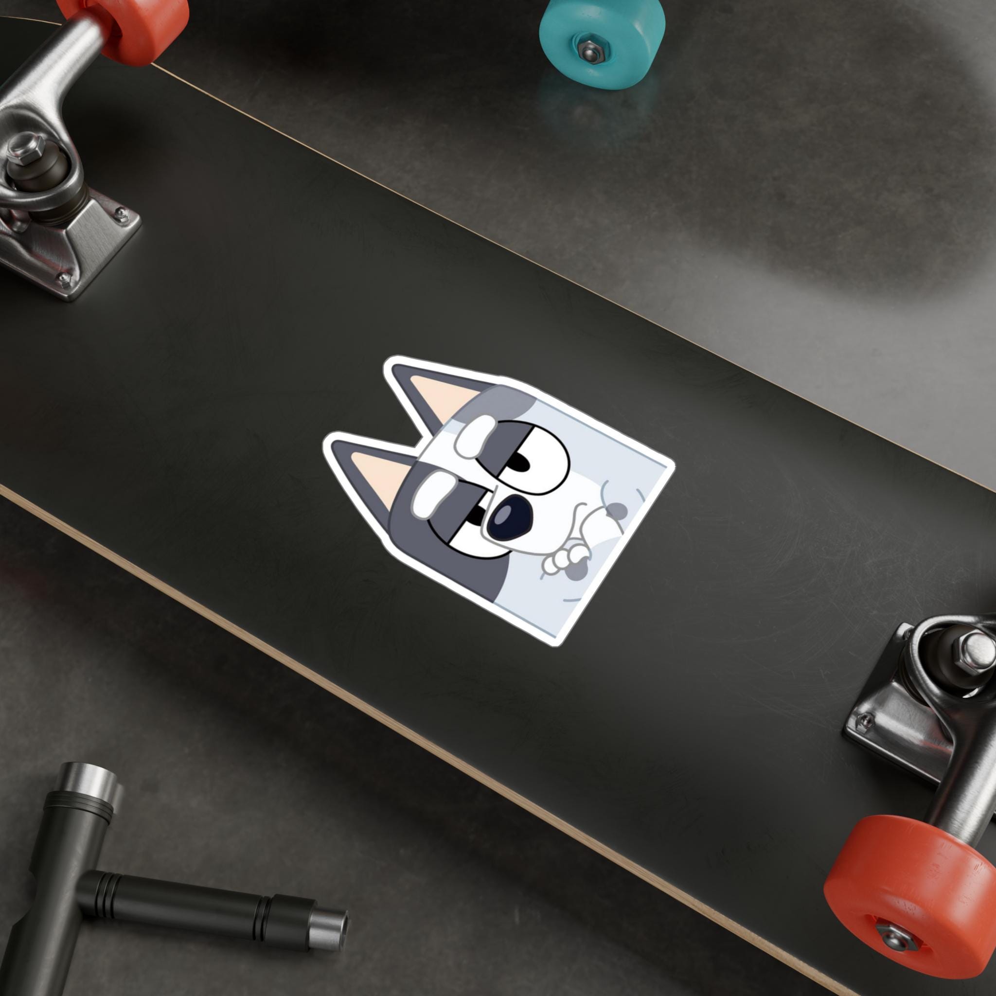 Vinyl Decal Sticker Set for Bluey Fans - Muffin, Angry Muffin, Water ...