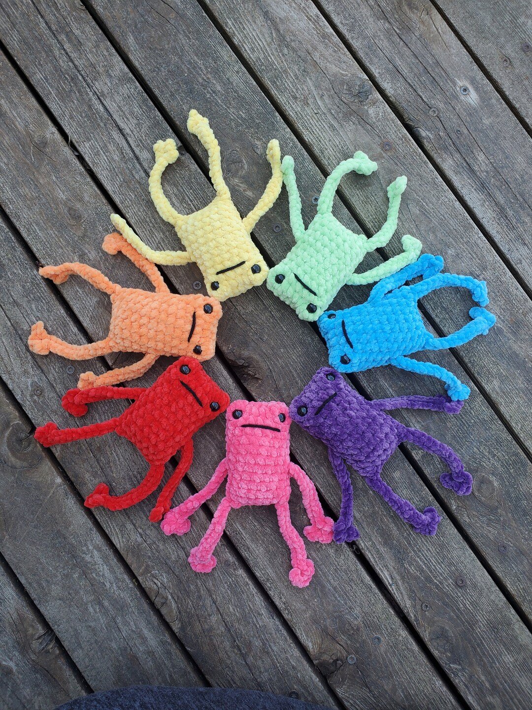 READY TO SHIP | Crochet Leggy Froggy | Handmade Frog Plushie - Etsy