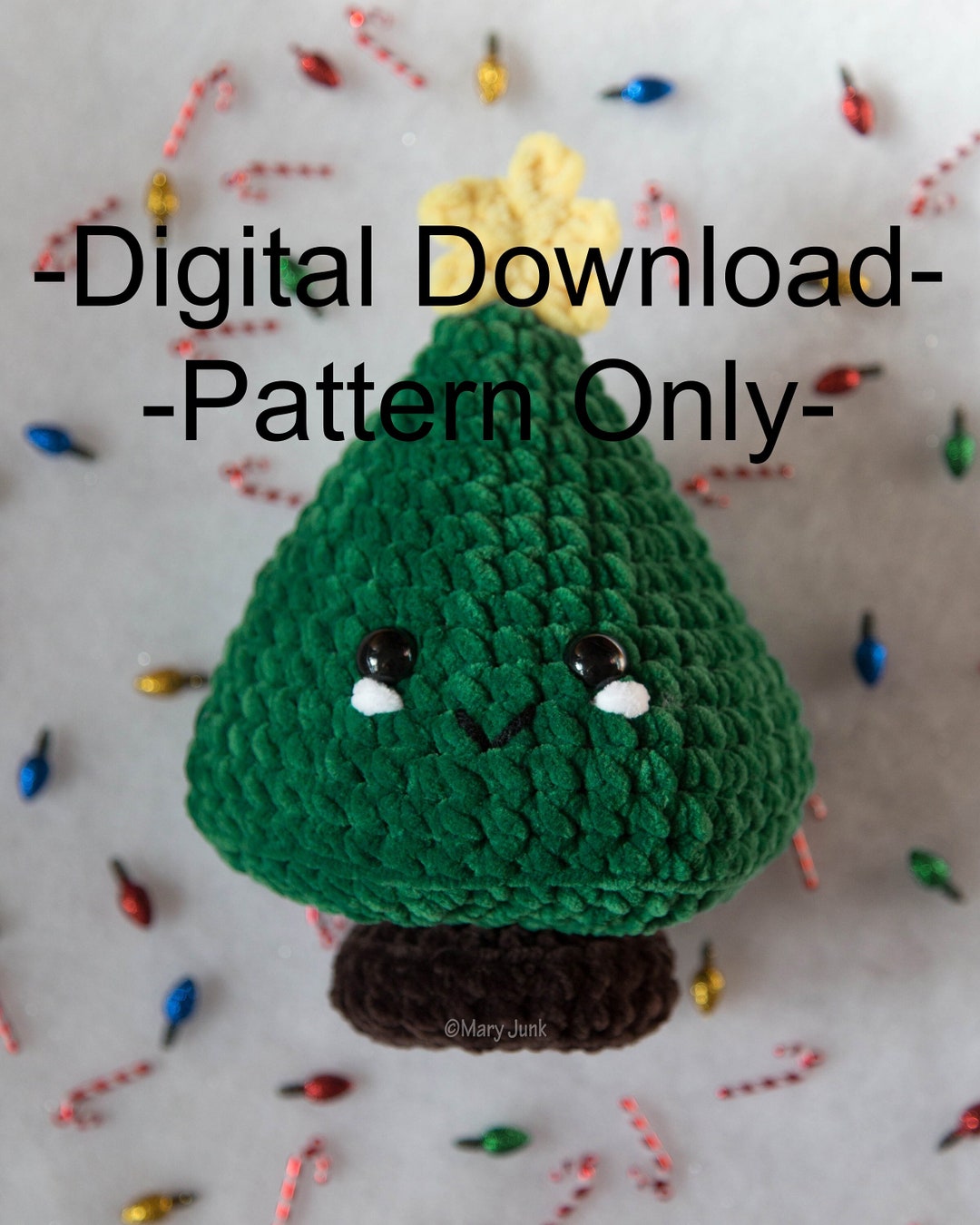 Crochet Christmas Tree Pattern PDF DIGITAL DOWNLOAD - Etsy