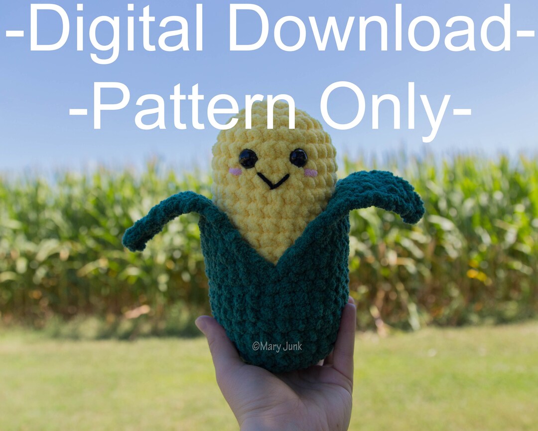 Crochet Corn Pattern - PDF DIGITAL DOWNLOAD - - Etsy