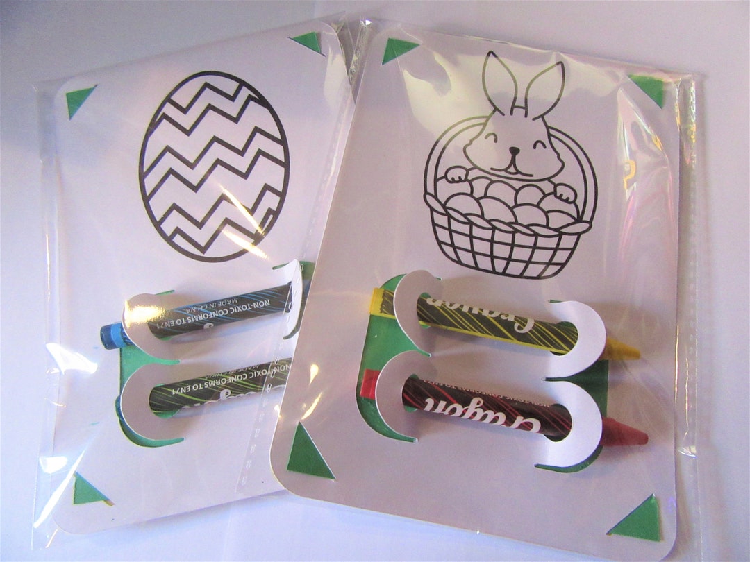 Easter Activity for Kids, Easter Colouring Cards, Easter Gift for ...